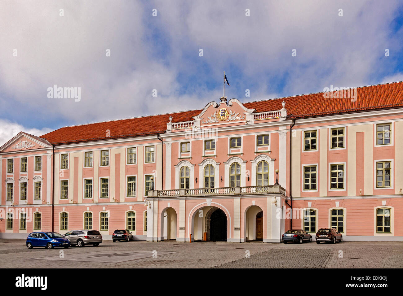 The Parliament Building Tallinn Estonia Stock Photo - Alamy