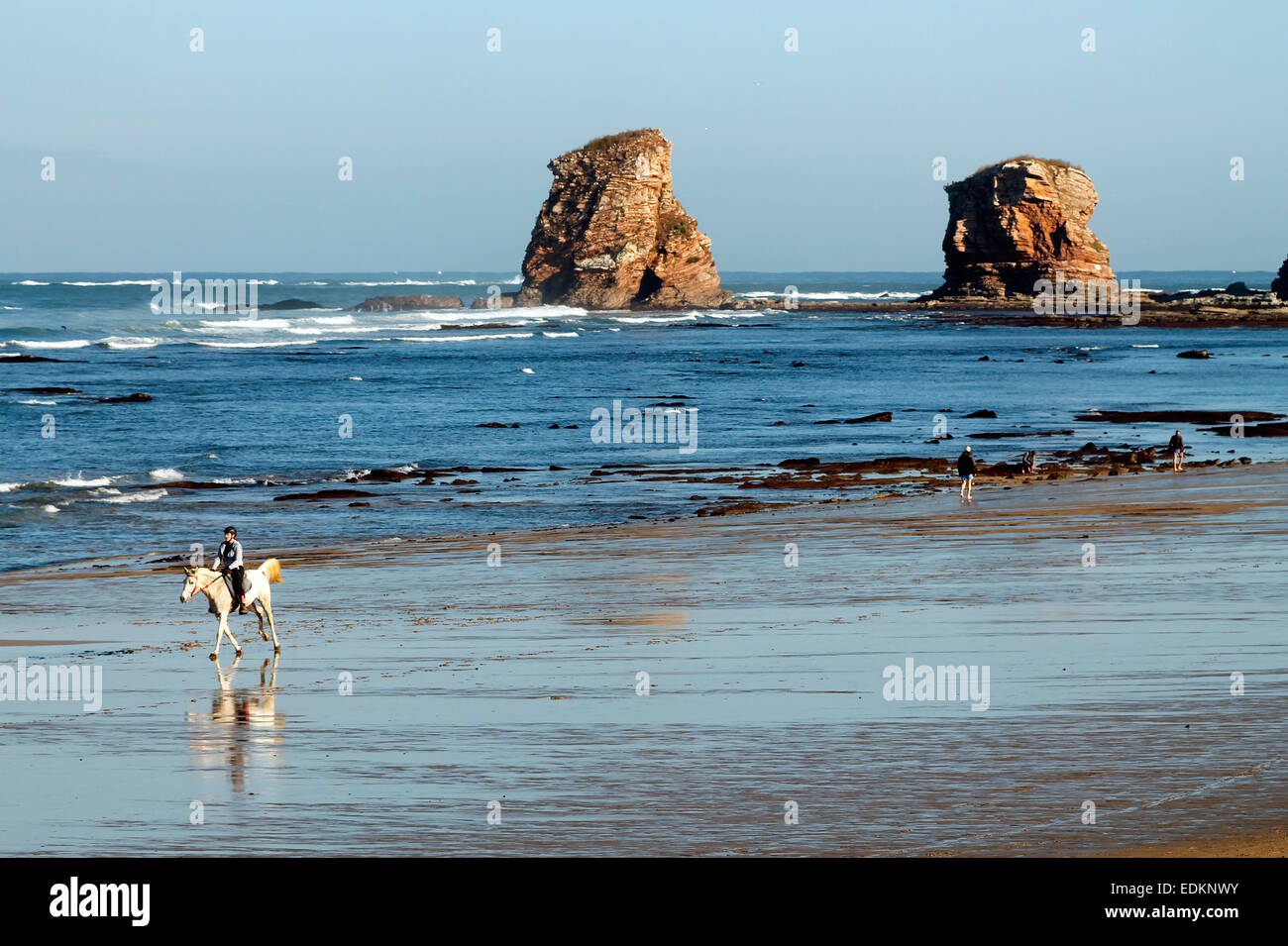 The rocks of the two Twin detached from the ledge on the Great Beach ...