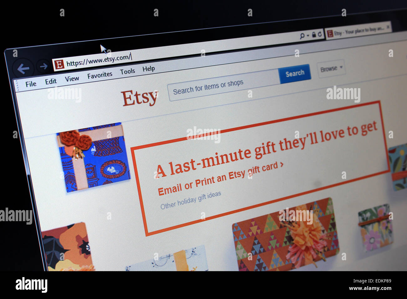 Etsy hi-res stock photography and images - Alamy