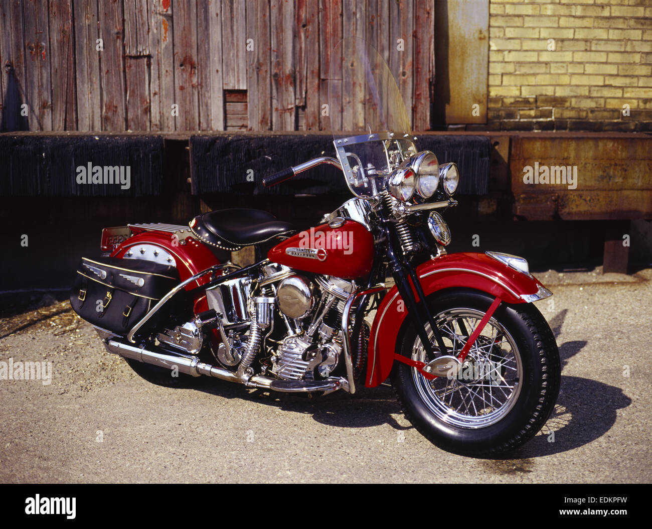 Harley Davidson Classic Motorcycles High Resolution Stock Photography ...