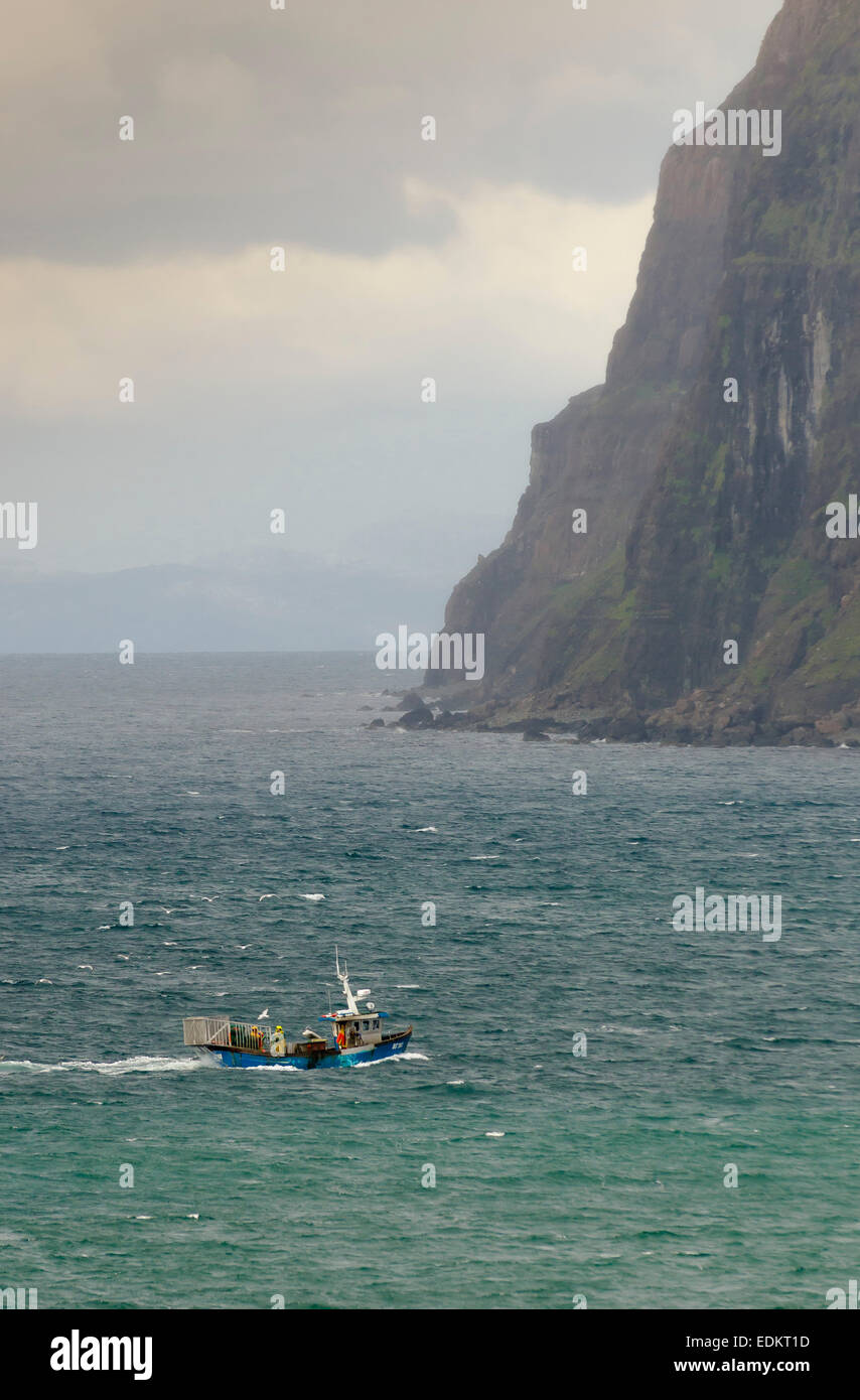 inshore fishing isle of skye Stock Photo - Alamy