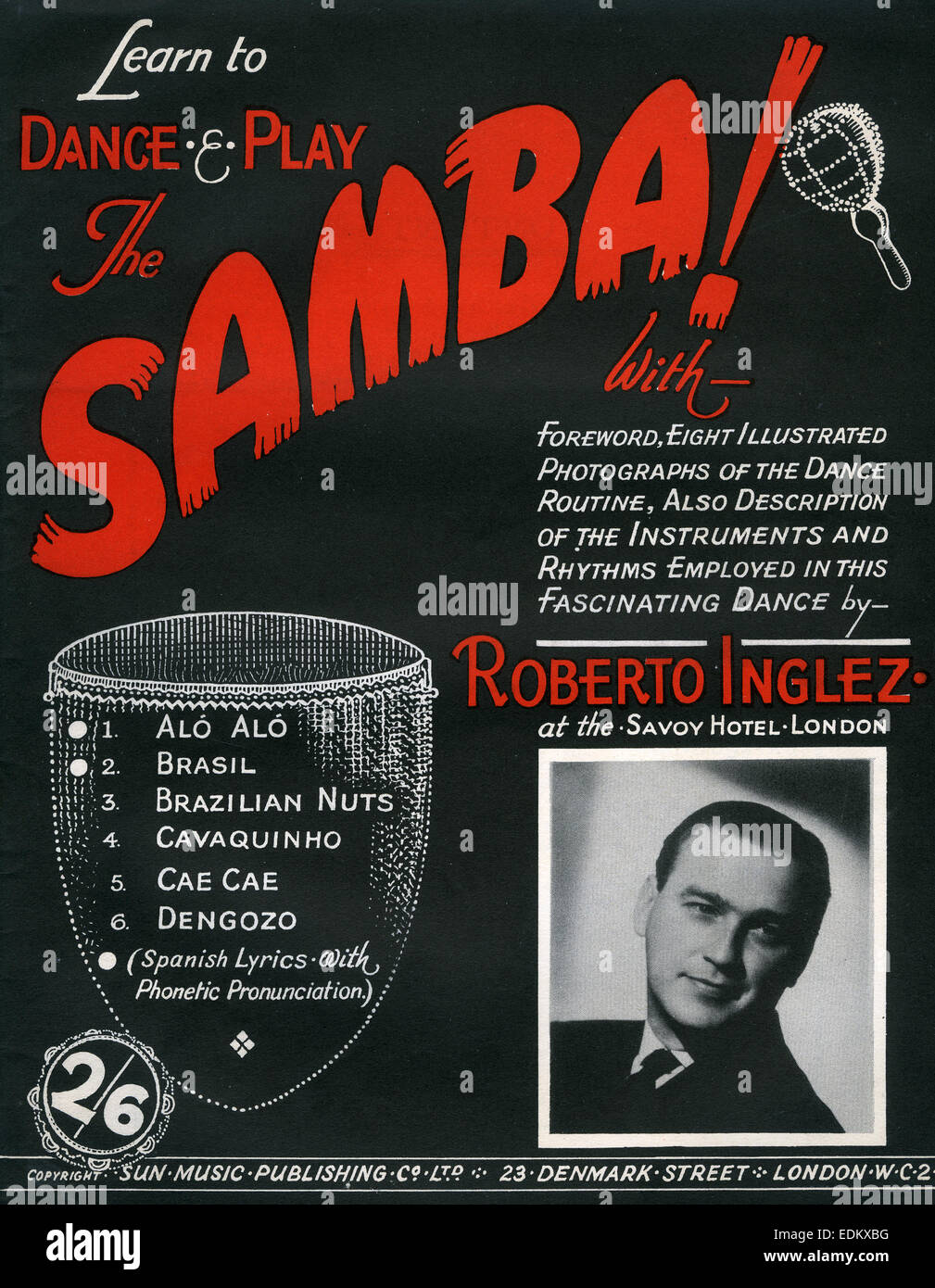 ROBERTO INGLEZ (1913-?) English bandleader born Robert Ingles on sheet ...