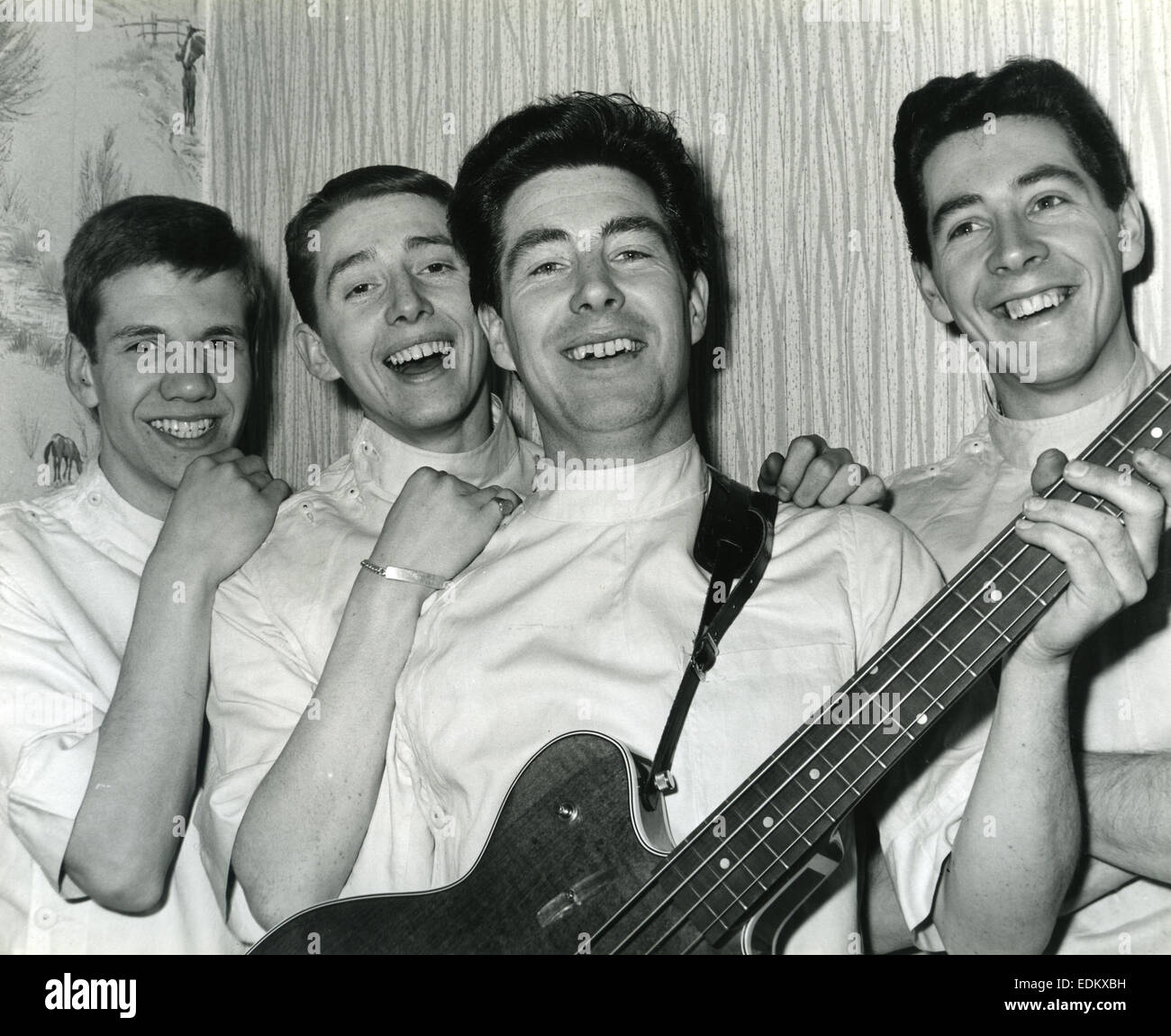 THE INTERNS Welsh pop group in April 1964. Photo Tony Gale Stock Photo ...