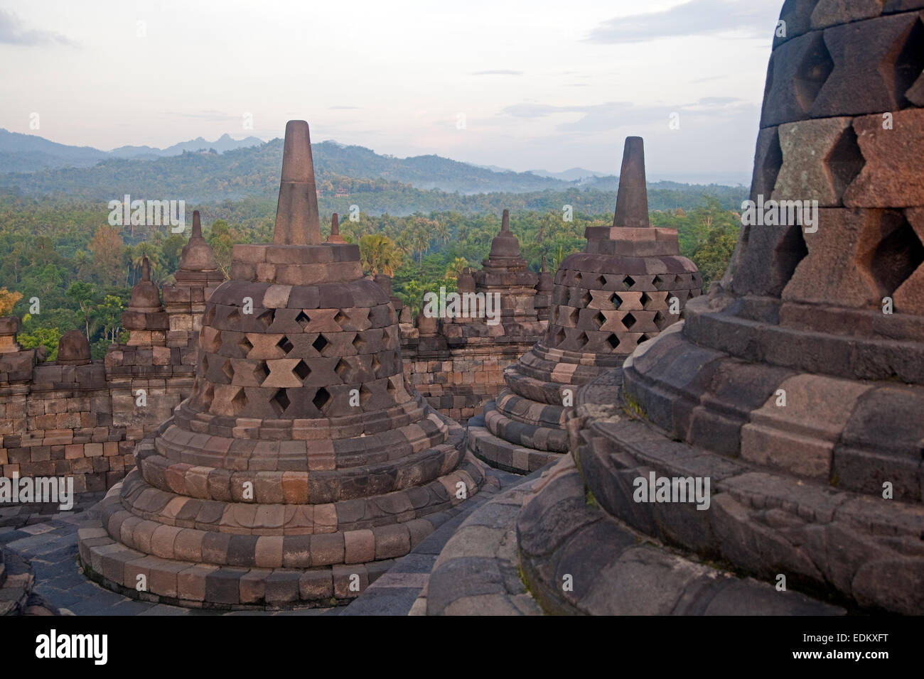 Borobudur 9th Century Mahayana Buddhist Temple Stock Photos & Borobudur ...