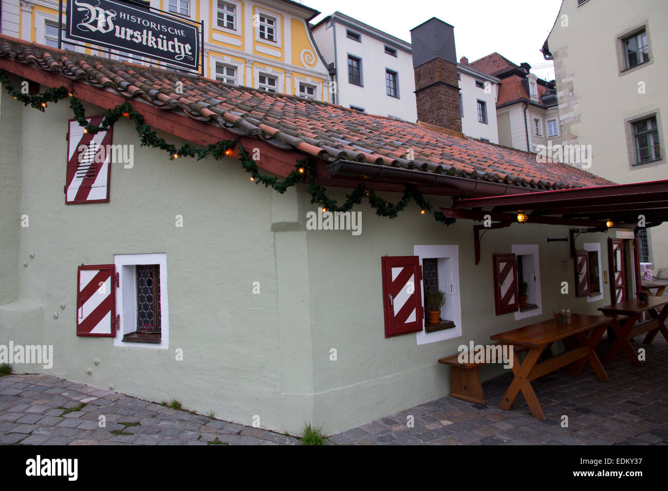 The Historische Wurstkuchl (Historic Sausage Kitchen), founded in the ...