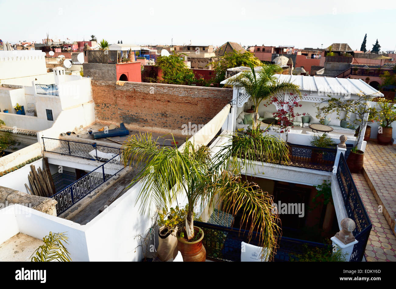 riad, traditional house. Marrakech Stock Photo - Alamy