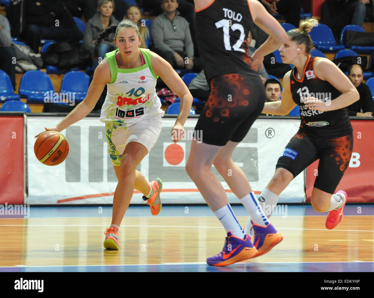 Left to right: Barbora Kasparkova of Brno and Marianna Tolo and ...