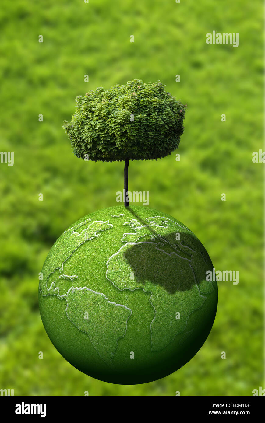 Green planet earth hi-res stock photography and images - Alamy