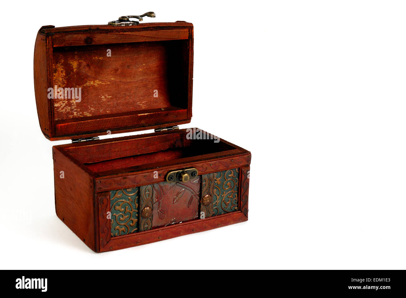 empty treasure chest isolated Stock Photo - Alamy