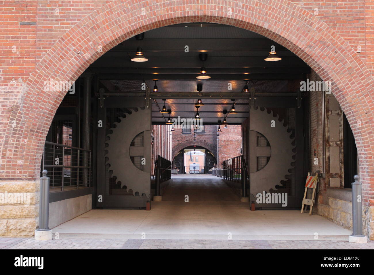 Millwork Metal Entry Gate Stock Photo - Alamy