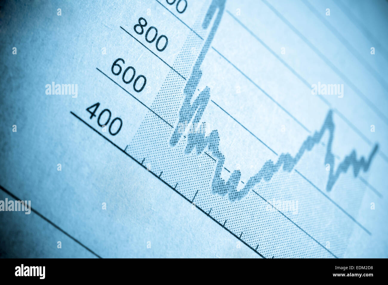 stock market graph Stock Photo - Alamy