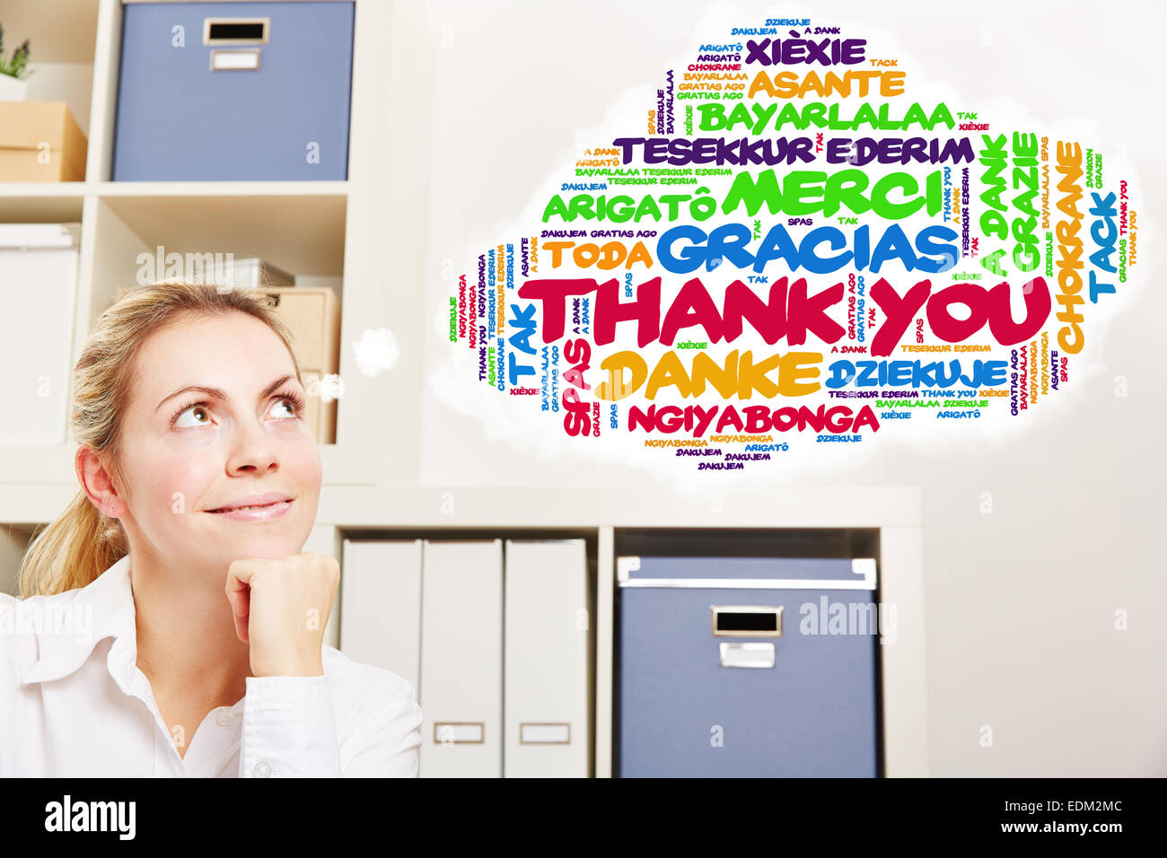 Thank you in different languages hi-res stock photography and images ...