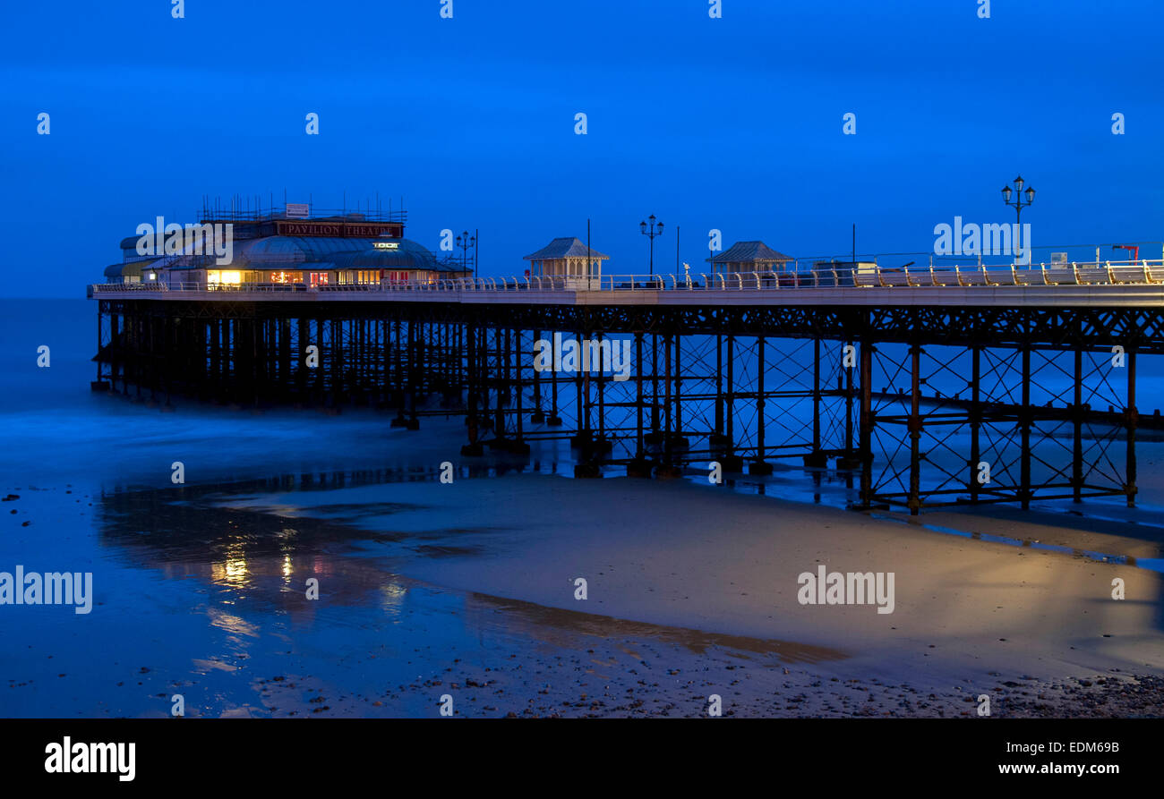 Cromer Pier at night, Norfolk England UK Stock Photo - Alamy