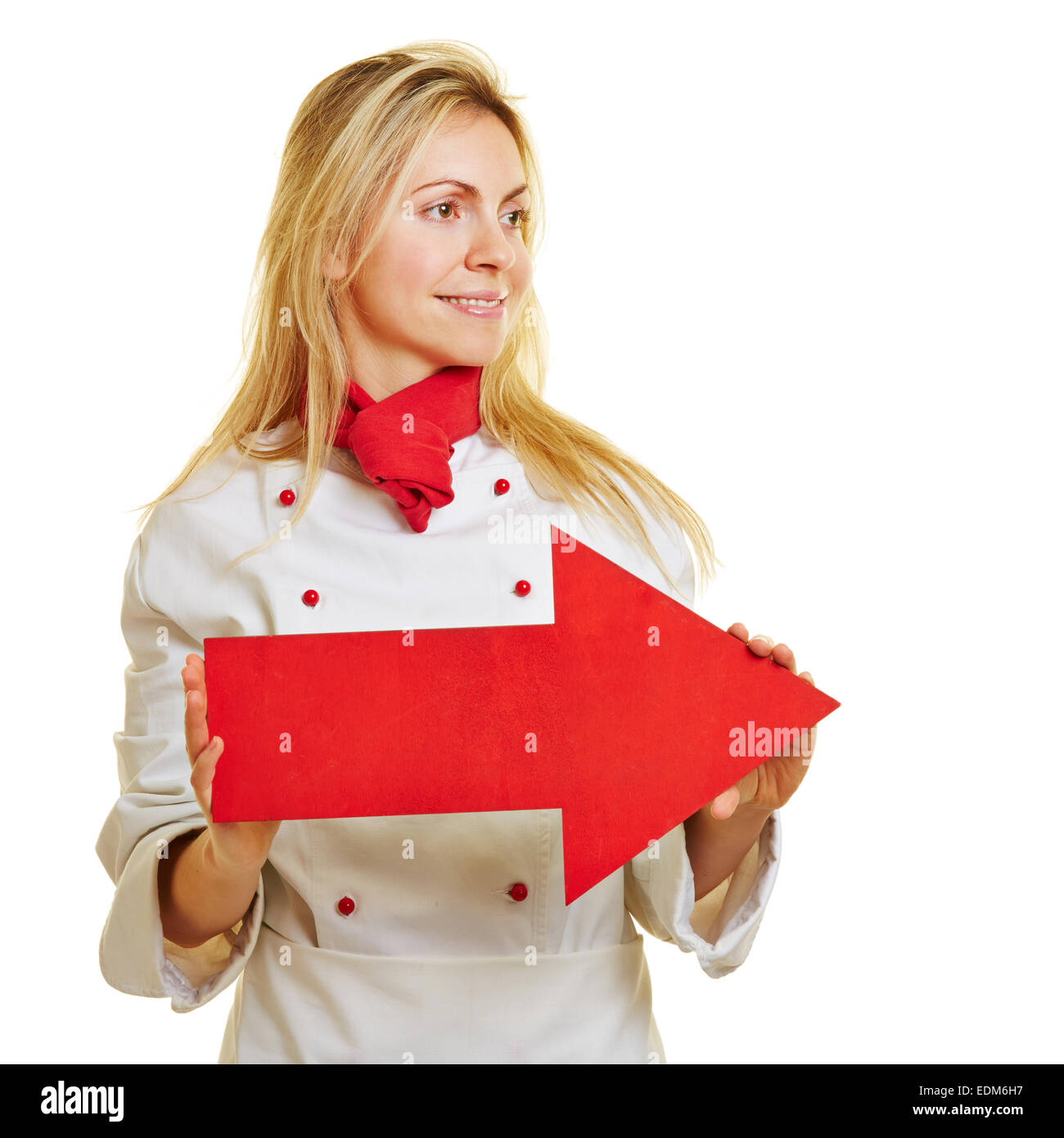 Red arrow female hi-res stock photography and images - Alamy