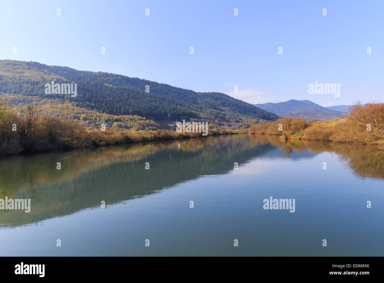 lika river croatia landscape fall water Stock Photo - Alamy