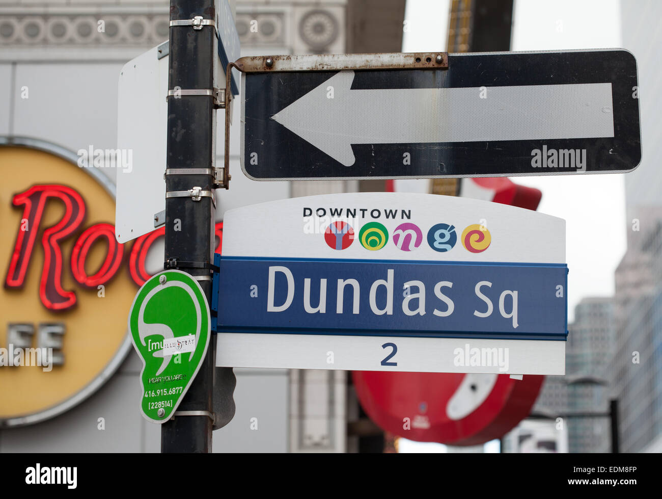 Toronto street sign hi-res stock photography and images - Alamy