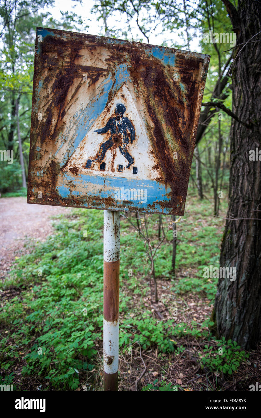 Road chernobyl road sign hi-res stock photography and images - Alamy