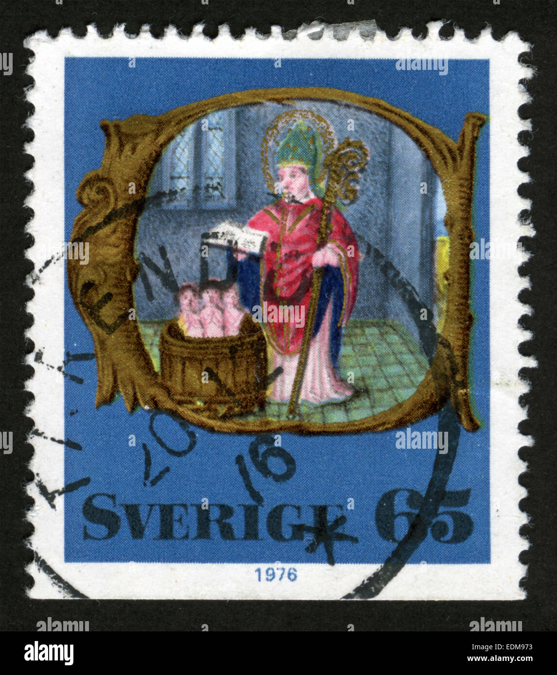 Sweden postage stamp hi-res stock photography and images - Alamy