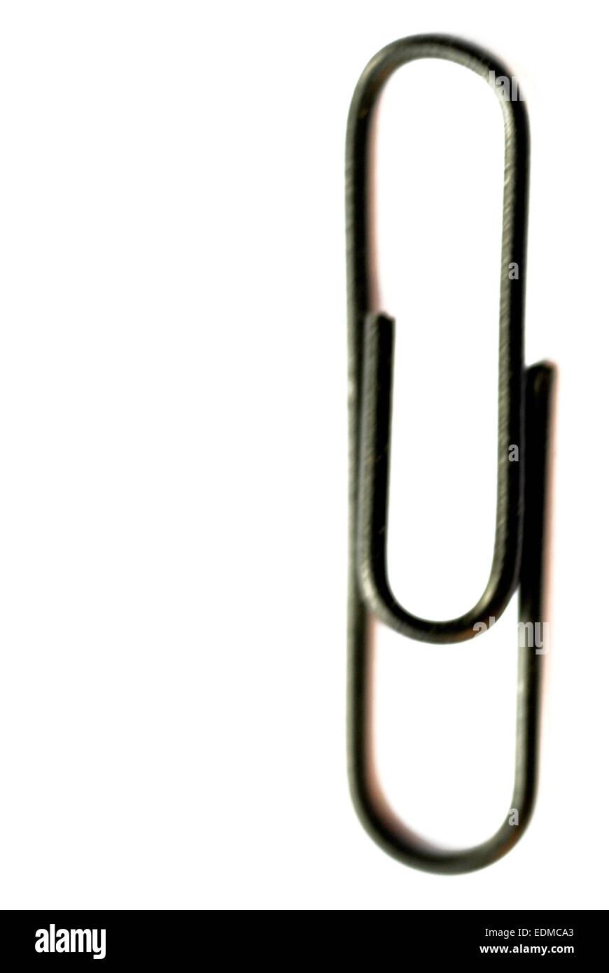 black paper clip Stock Photo - Alamy