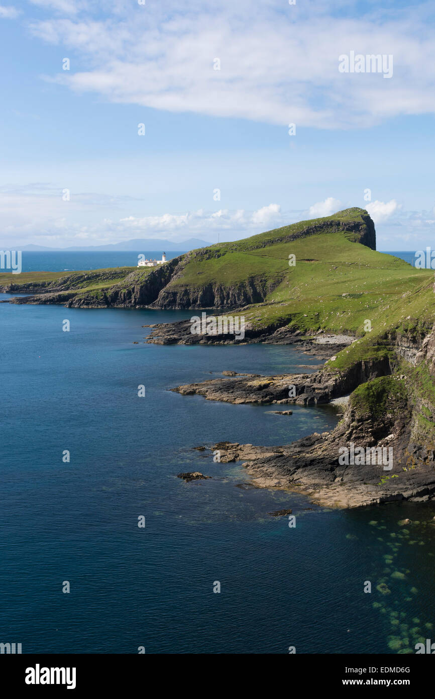neist point and lighthouse skye Stock Photo - Alamy