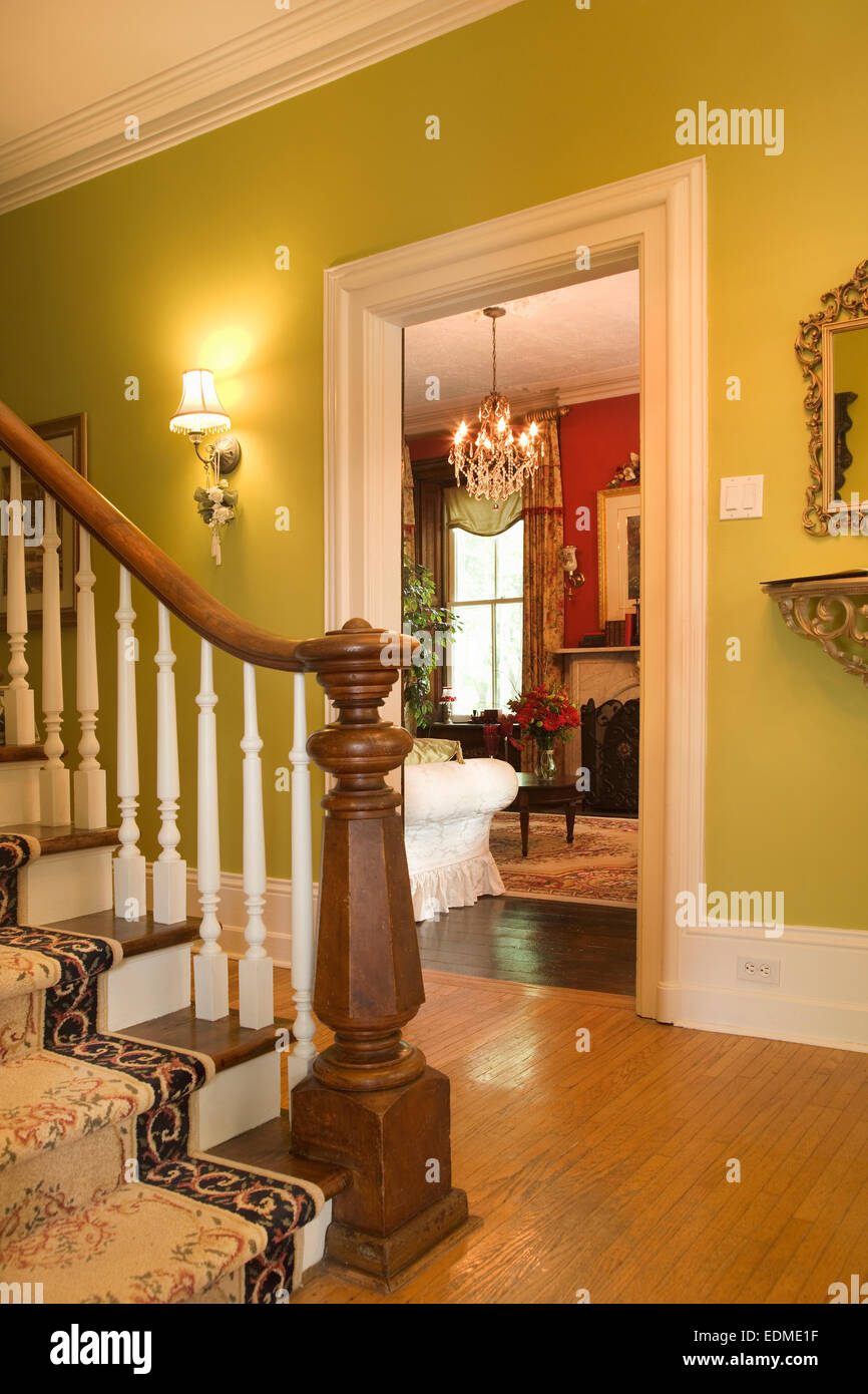 Interior hallway of home Stock Photo - Alamy