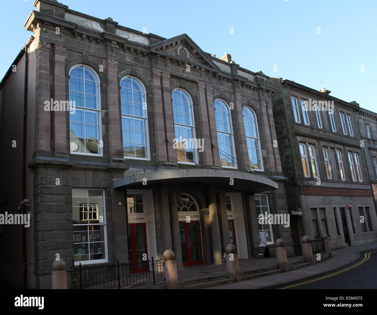 Exterior of Webster Theatre Arbroath Scotland January 2015 Stock Photo ...