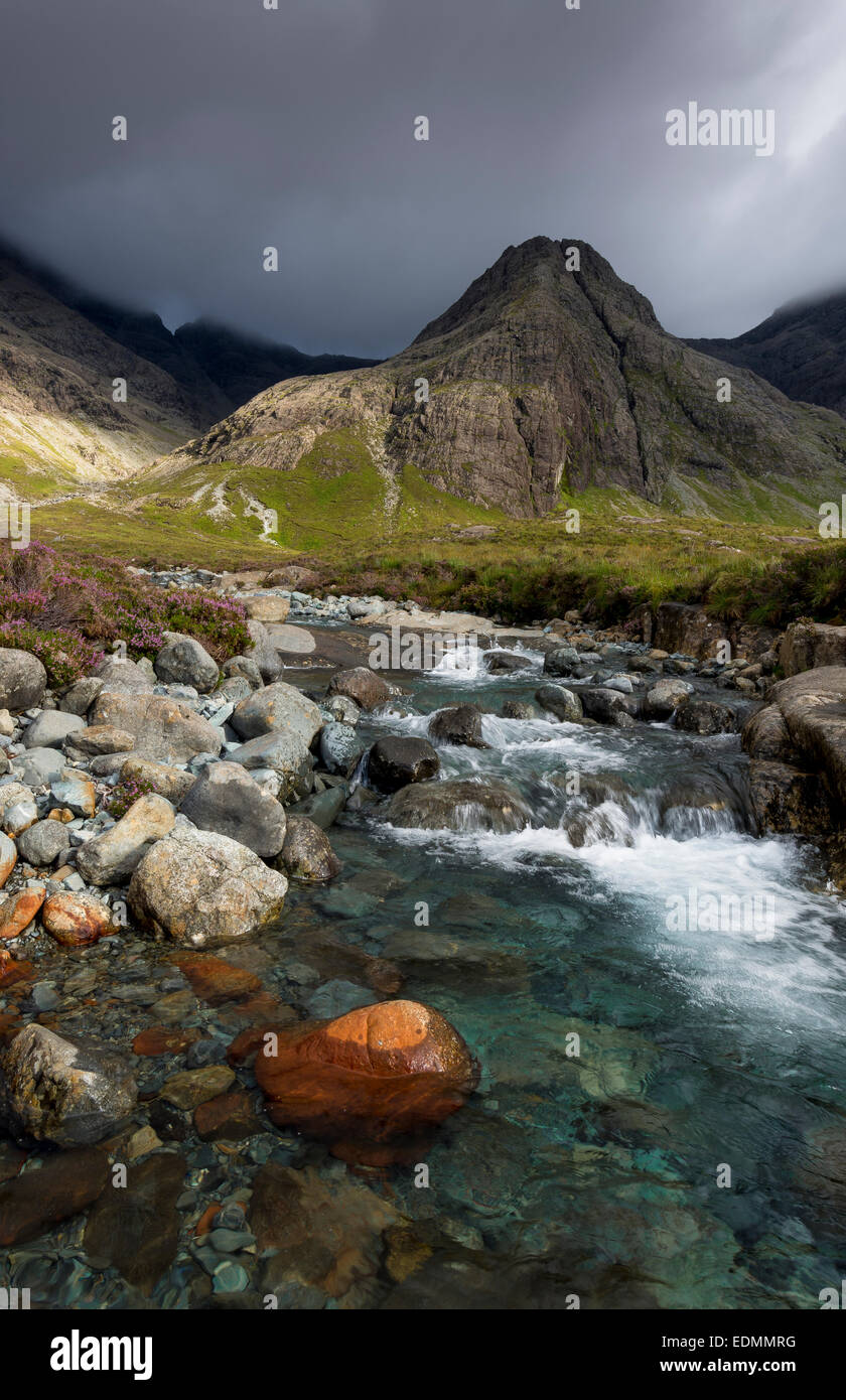 the fairy pools glen brittle isle of skye Stock Photo - Alamy