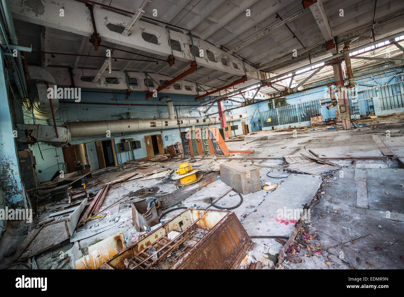 one of the main workshop in JUPITER factory in Pripyat abandoned city ...