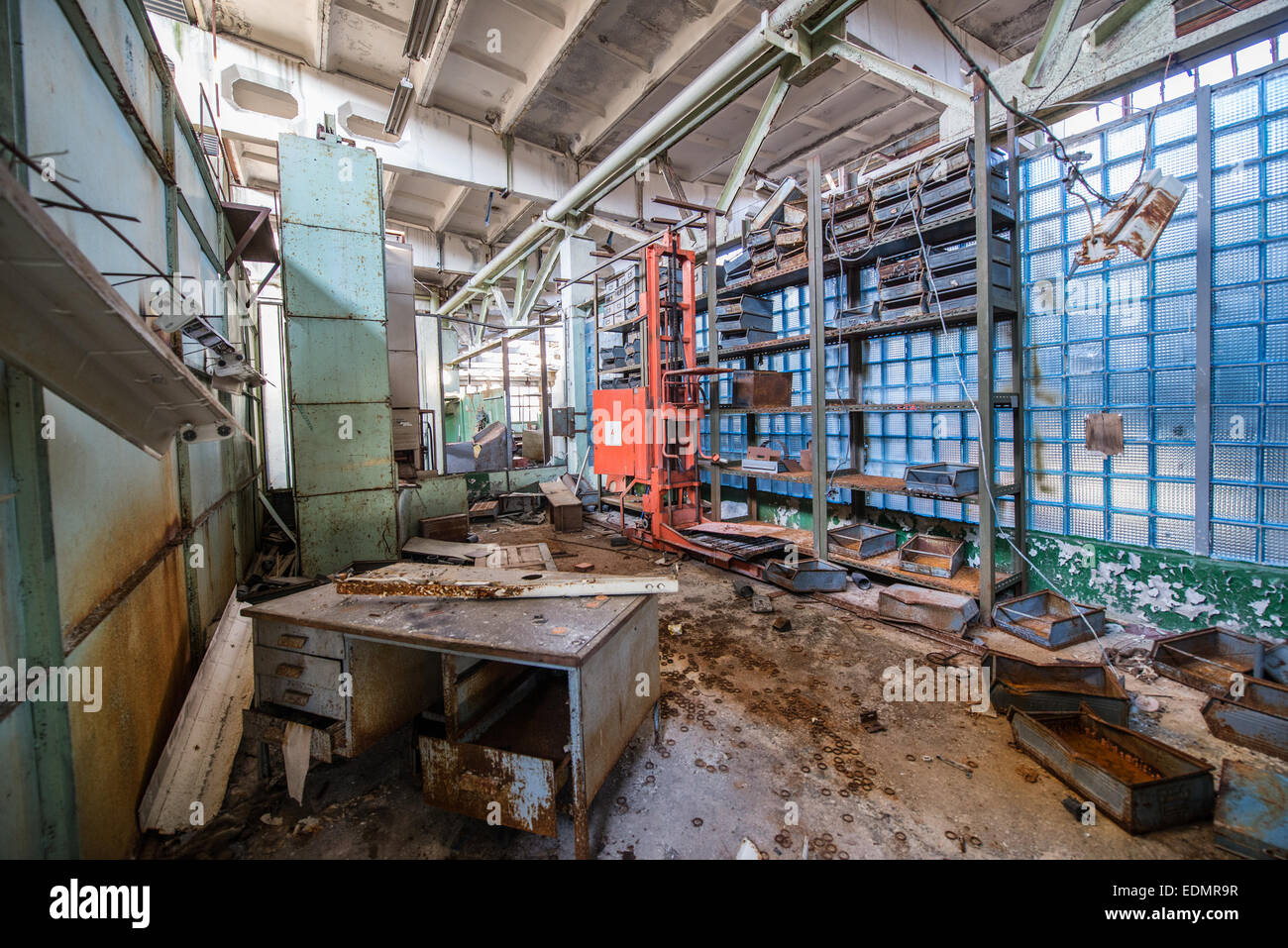 one of the main workshop in JUPITER factory in Pripyat abandoned city ...