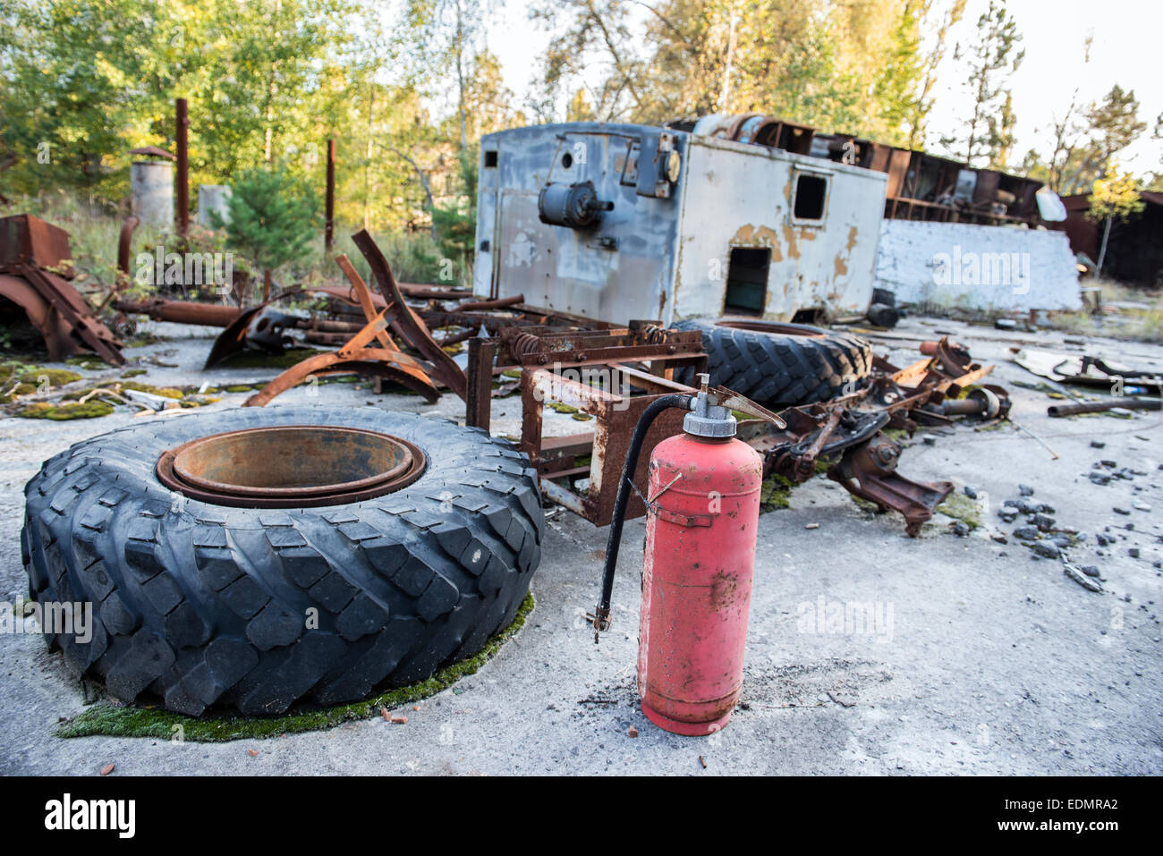 JUPITER factory in Pripyat abandoned city, Chernobyl Exclusion Zone ...