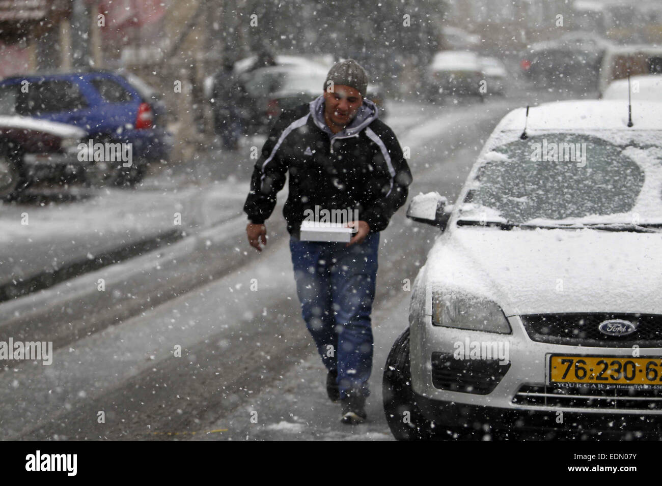 Jerusalem, Jerusalem, Palestinian Territory. 7th Jan, 2015. A ...