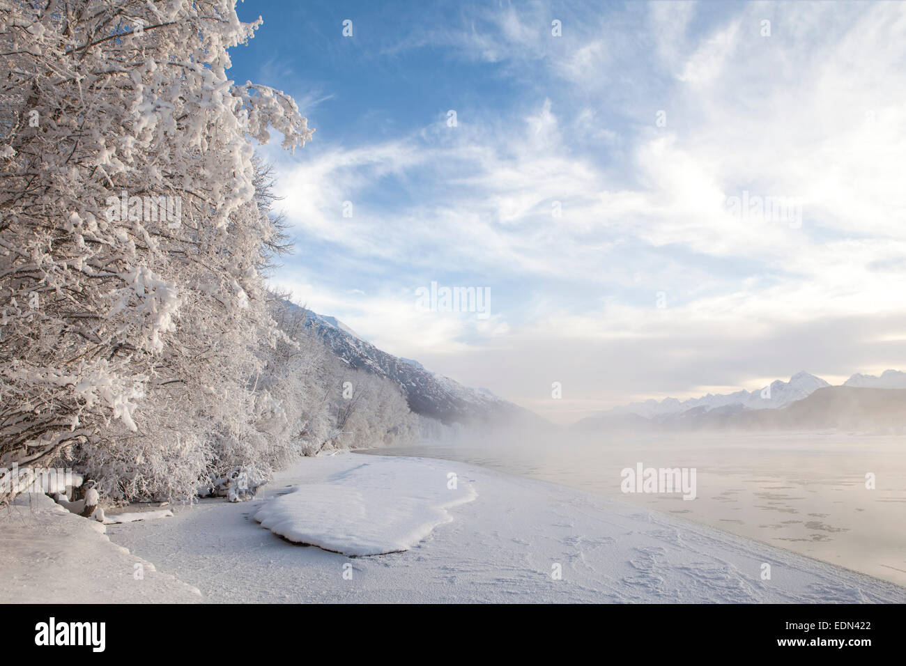 White river mist hi-res stock photography and images - Alamy
