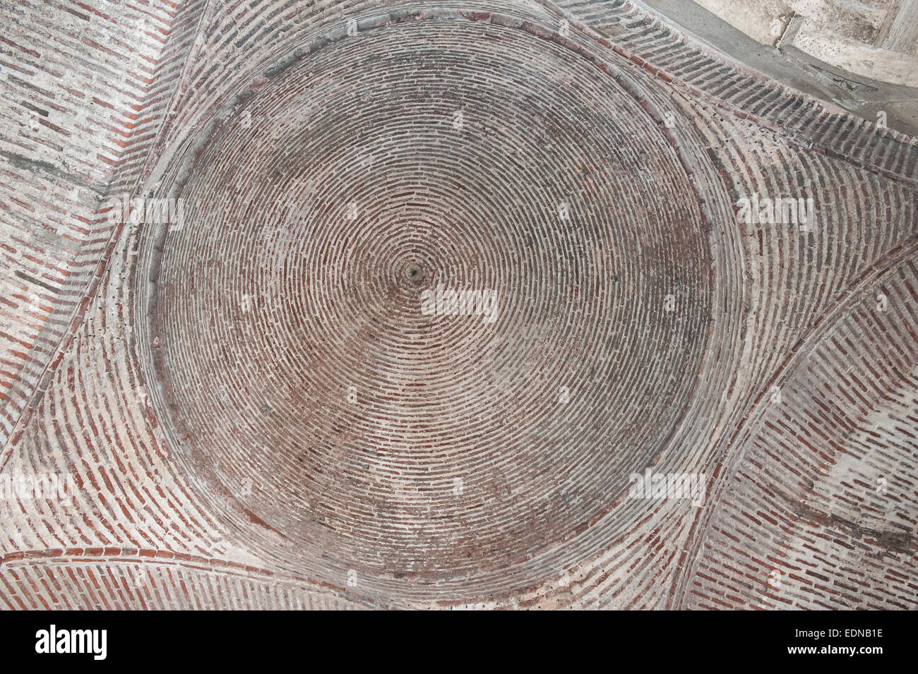Interior view of brick dome architectural structure Stock Photo - Alamy