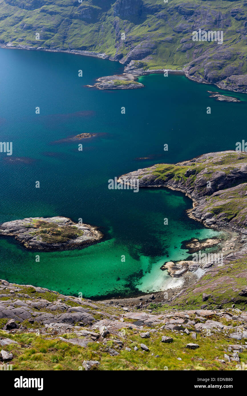 view from sgurr na stri to loch na loch na leachd and loch na cuilce ...