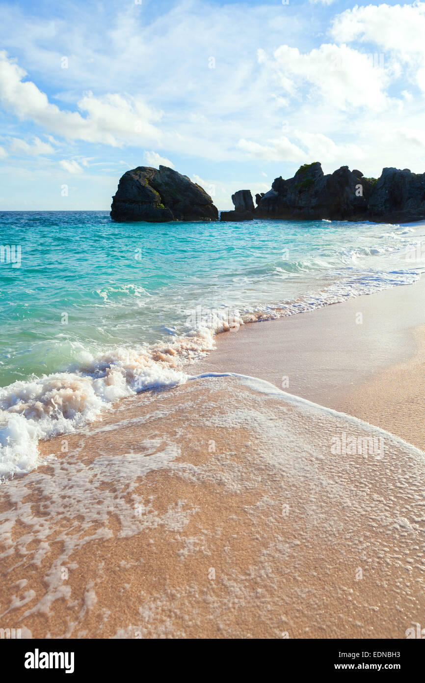 Warwick Long Bay Beach Bermuda Stock Photo - Alamy
