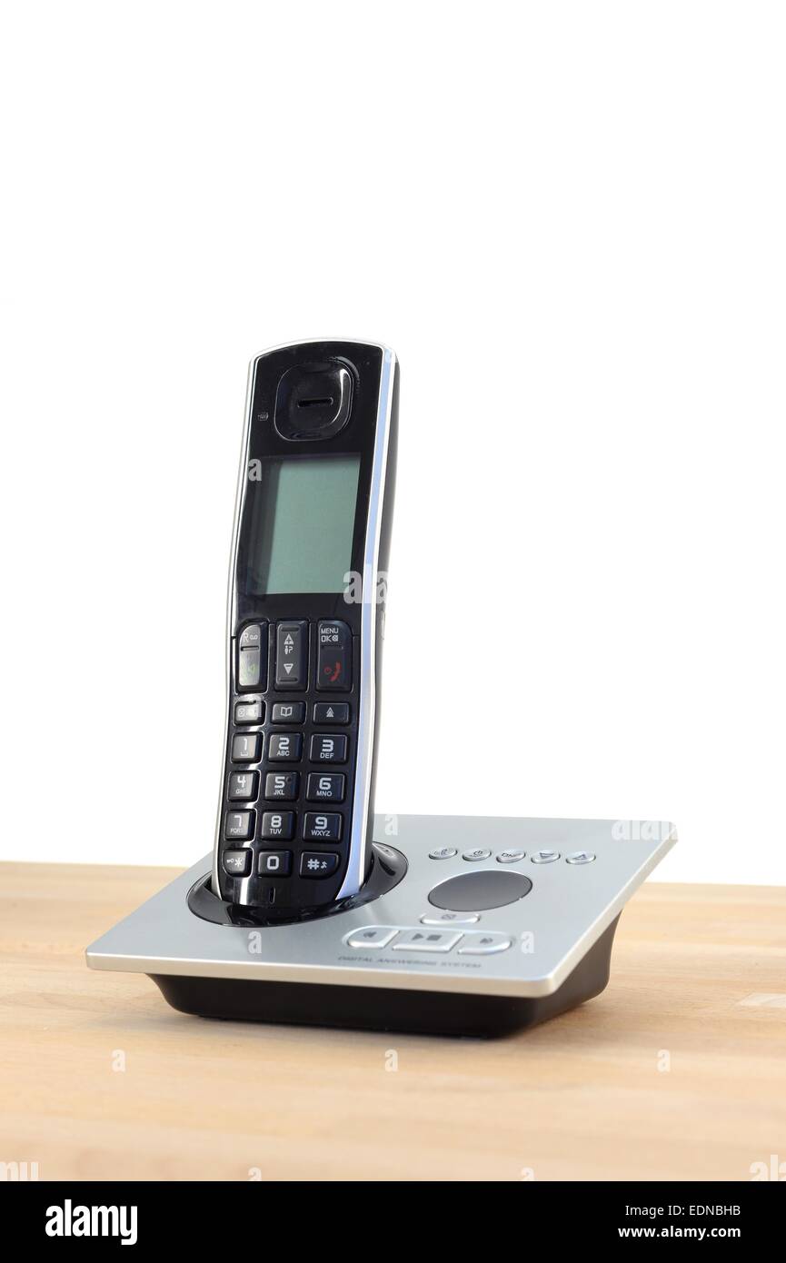 A close up shot of a digital telephone Stock Photo - Alamy