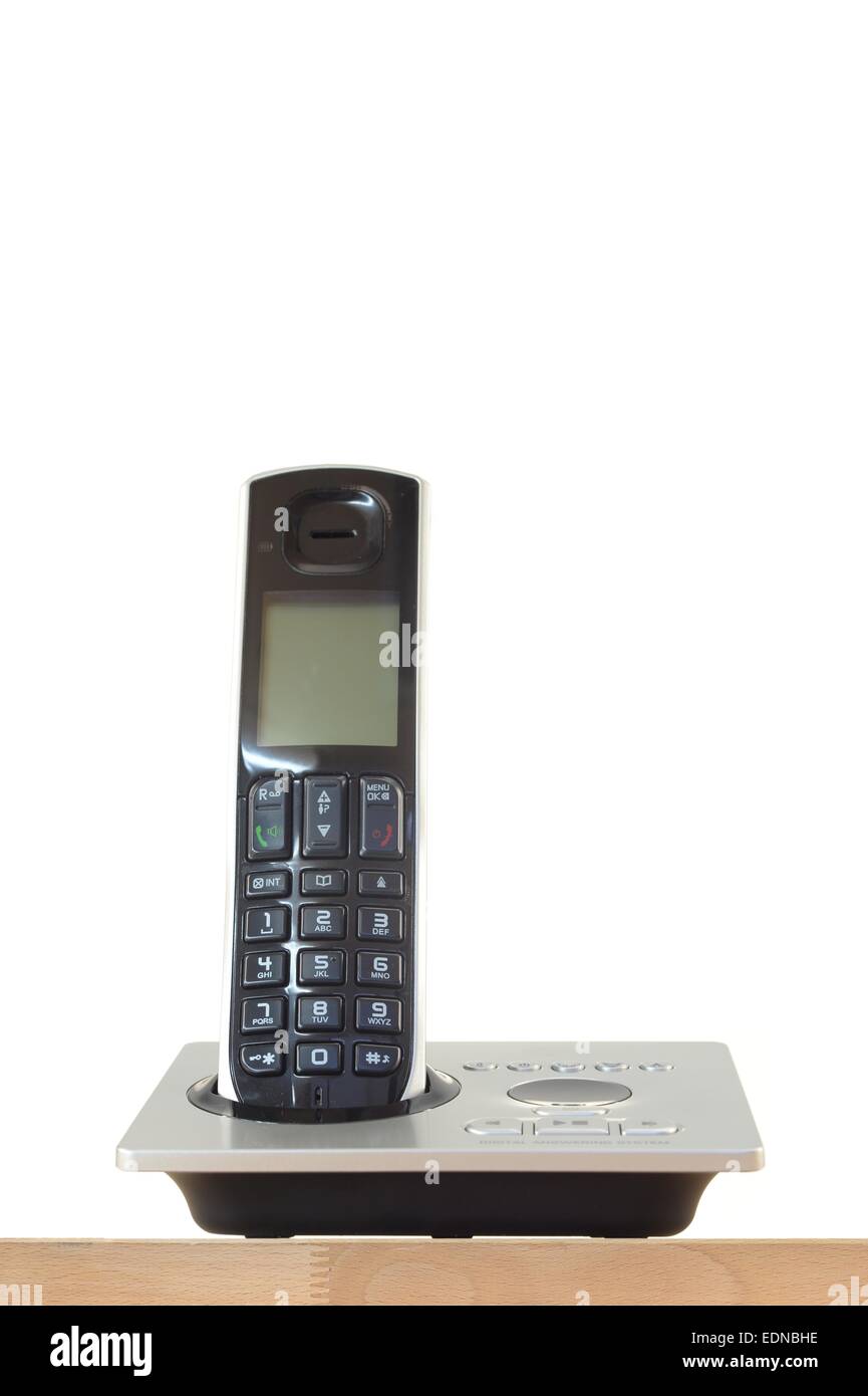 A close up shot of a digital telephone Stock Photo - Alamy