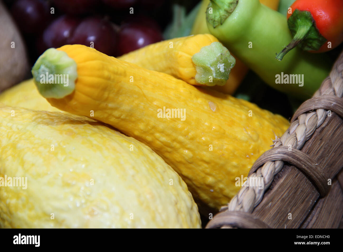 squash amongst other produce Stock Photo - Alamy
