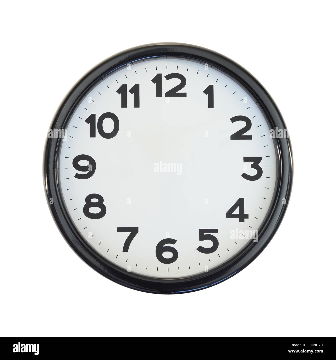 A close up shot of an analogue clock Stock Photo - Alamy