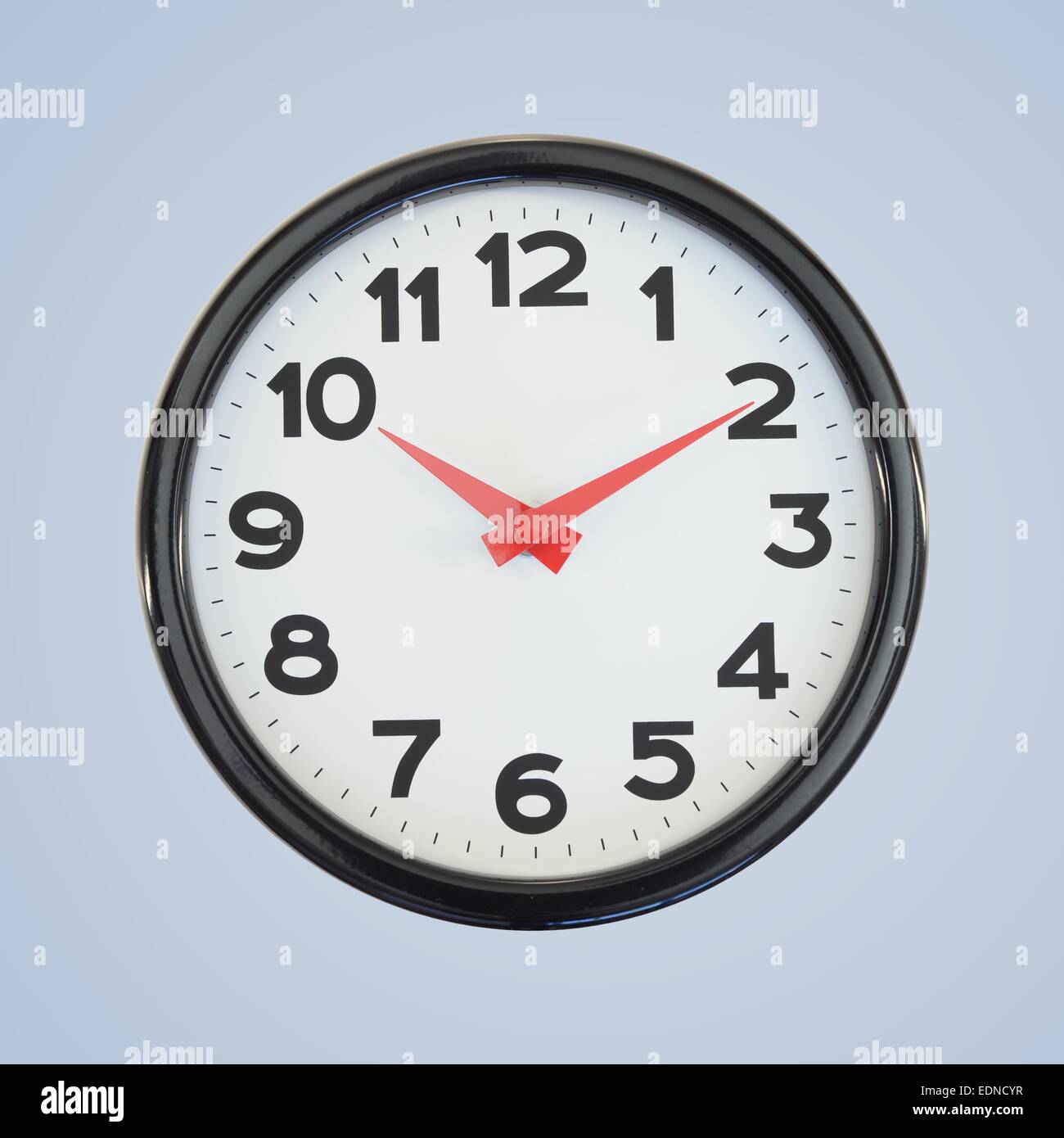 A close up shot of an analogue clock Stock Photo - Alamy