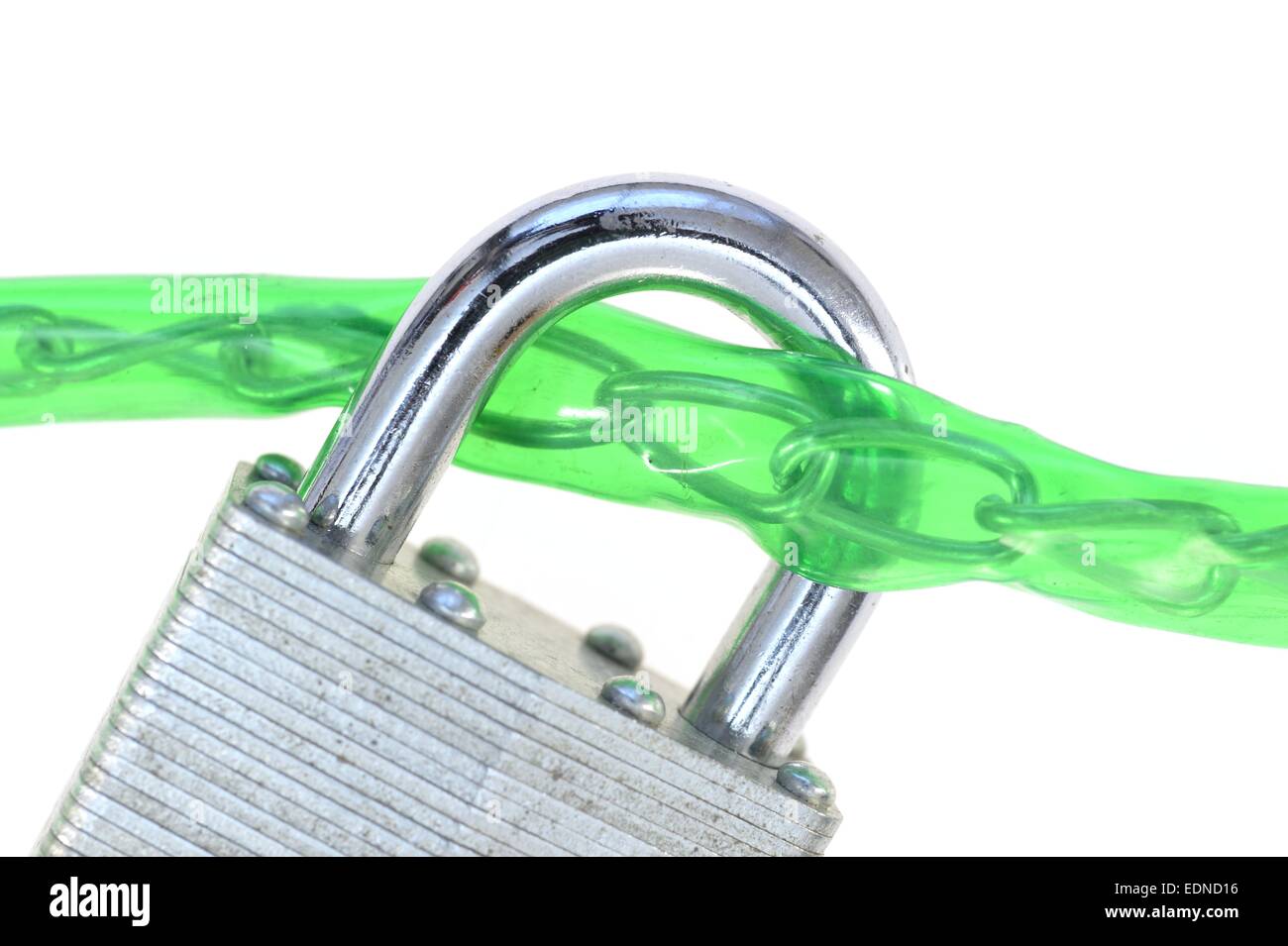 A close up shot of a combination chain Stock Photo - Alamy