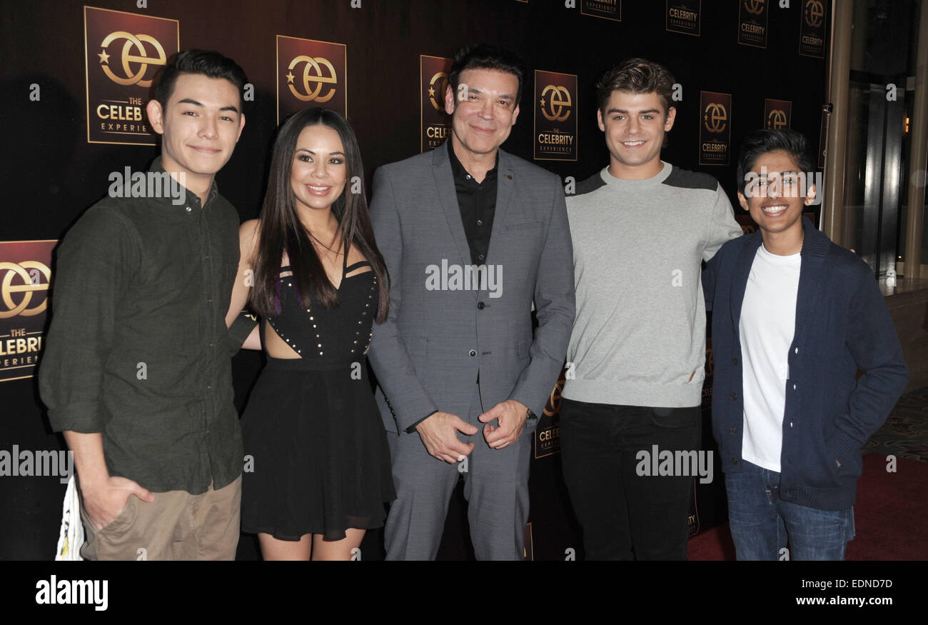 Los Angeles, California, USA. 7th Jan, 2015. Ryan Potter, Janel Parrish ...