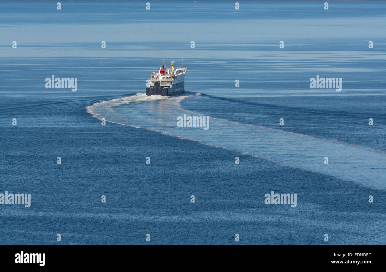 uig caledonian macbrayne beautiful hebridean light blue sky mv hebrides ...