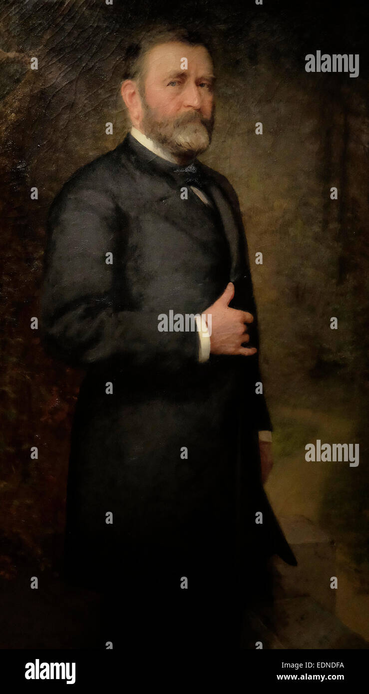 President Ulysses S Grant - Thomas LeClear, circa 1880 Stock Photo - Alamy