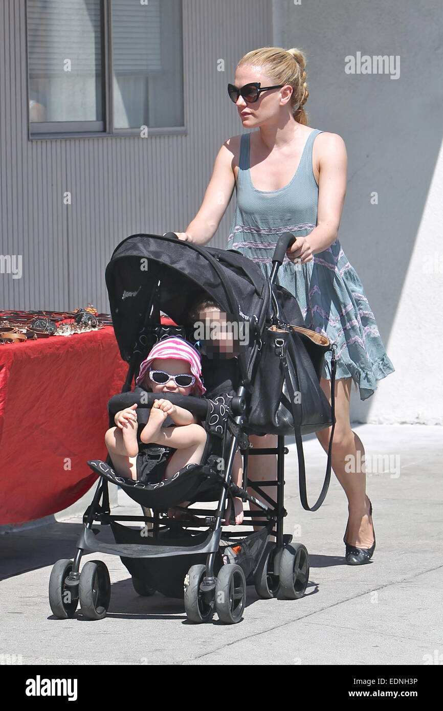 Anna Paquin strolls through Abbot Kinney with her children Featuring ...