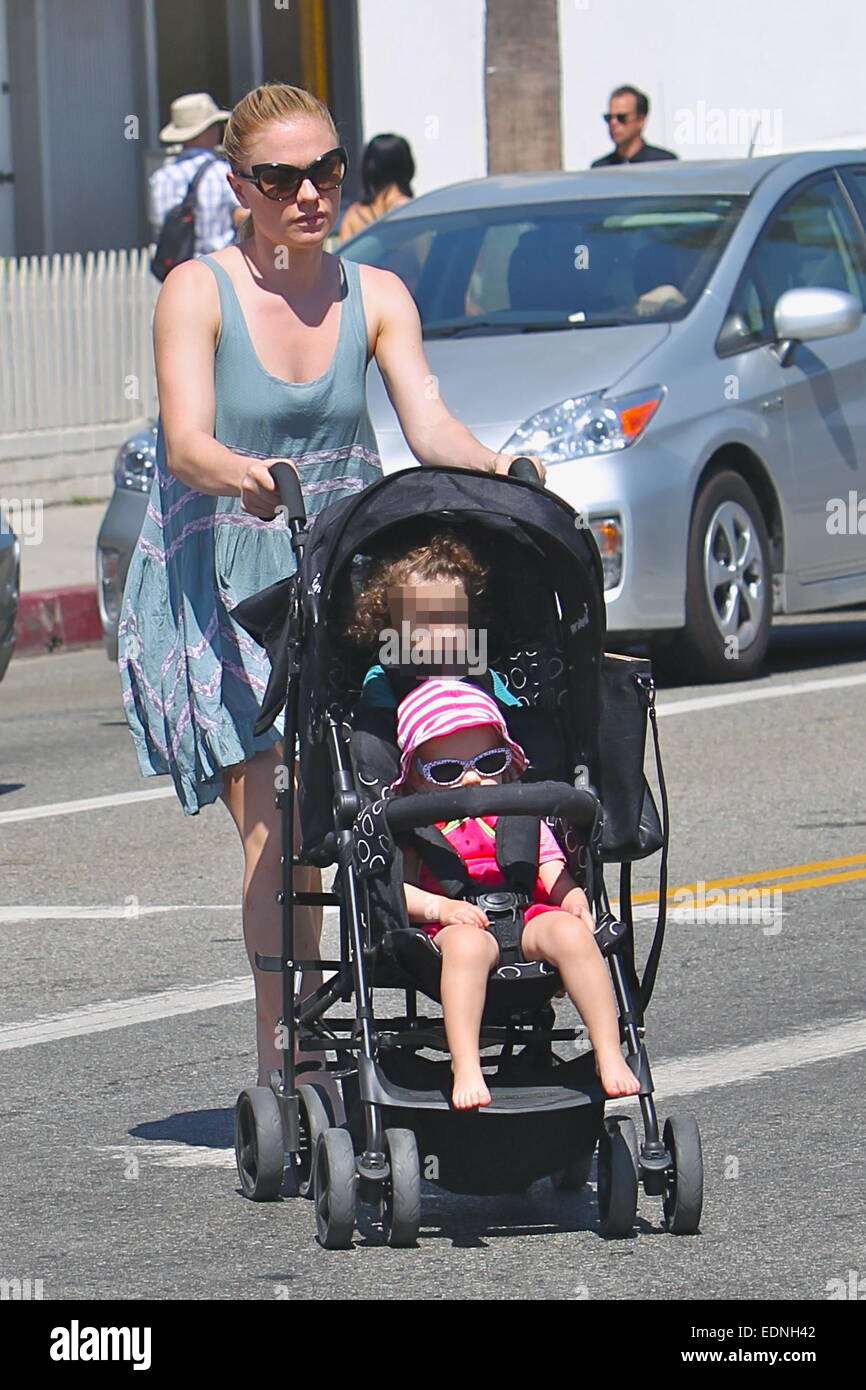 Anna Paquin strolls through Abbot Kinney with her children Featuring ...