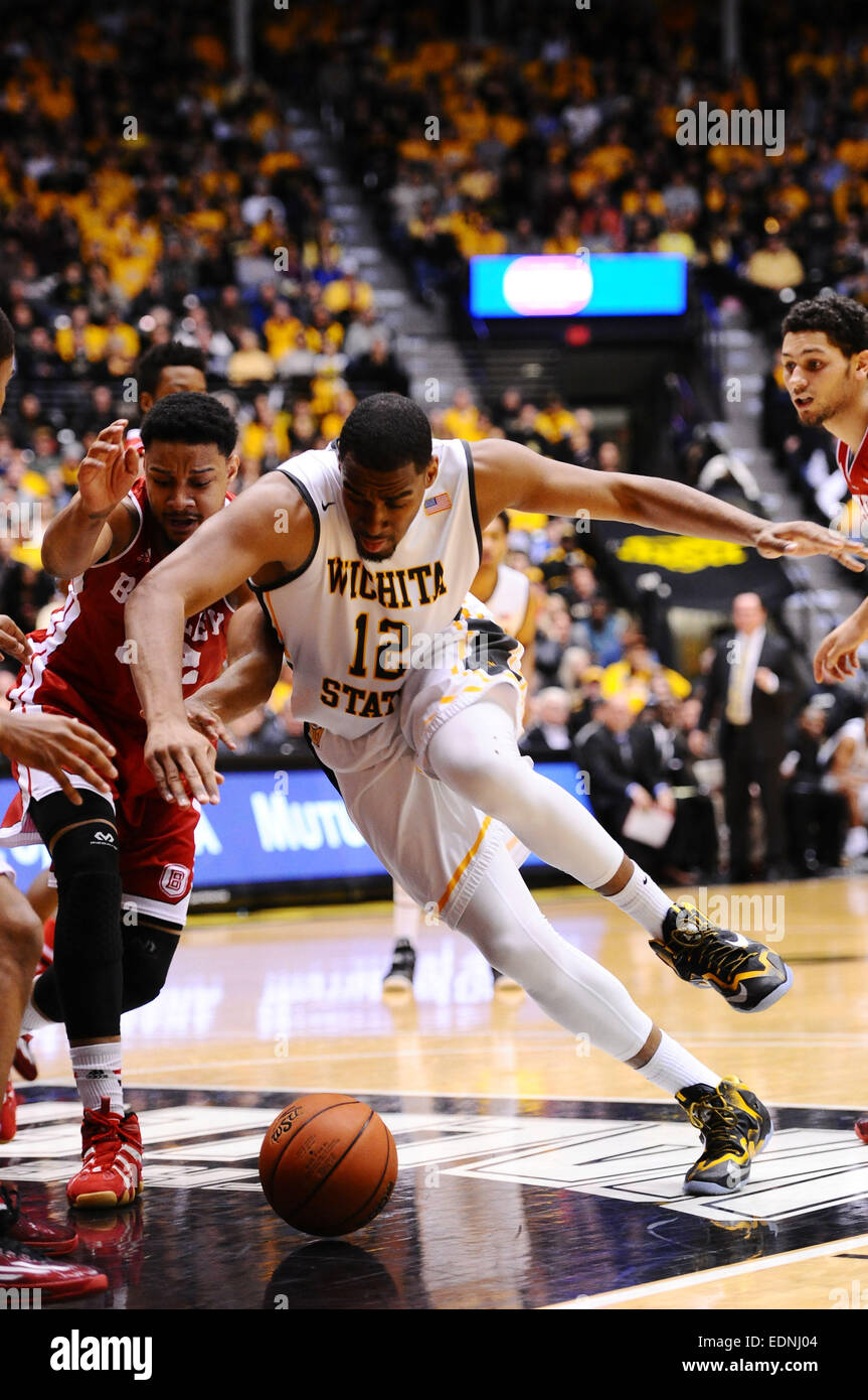 Wichita, Kansas, USA. 07th Jan, 2015. Wichita State Shockers forward ...