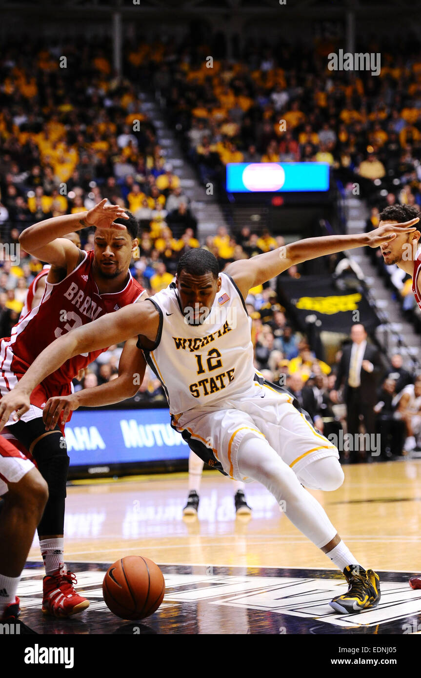 Wichita, Kansas, USA. 07th Jan, 2015. Wichita State Shockers forward ...