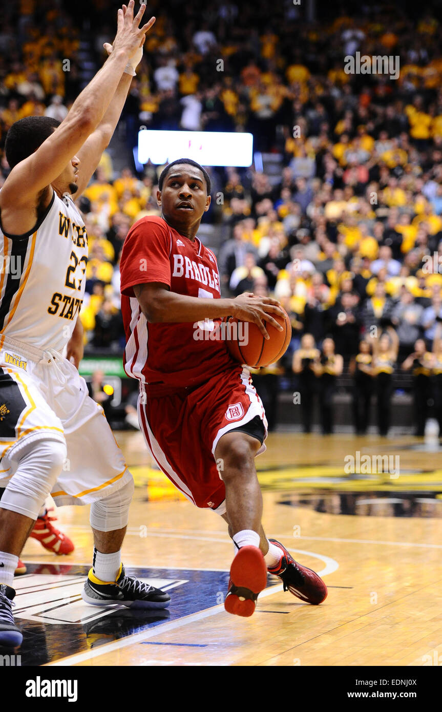Wichita, Kansas, USA. 07th Jan, 2015. Bradley Braves guard Tramique ...