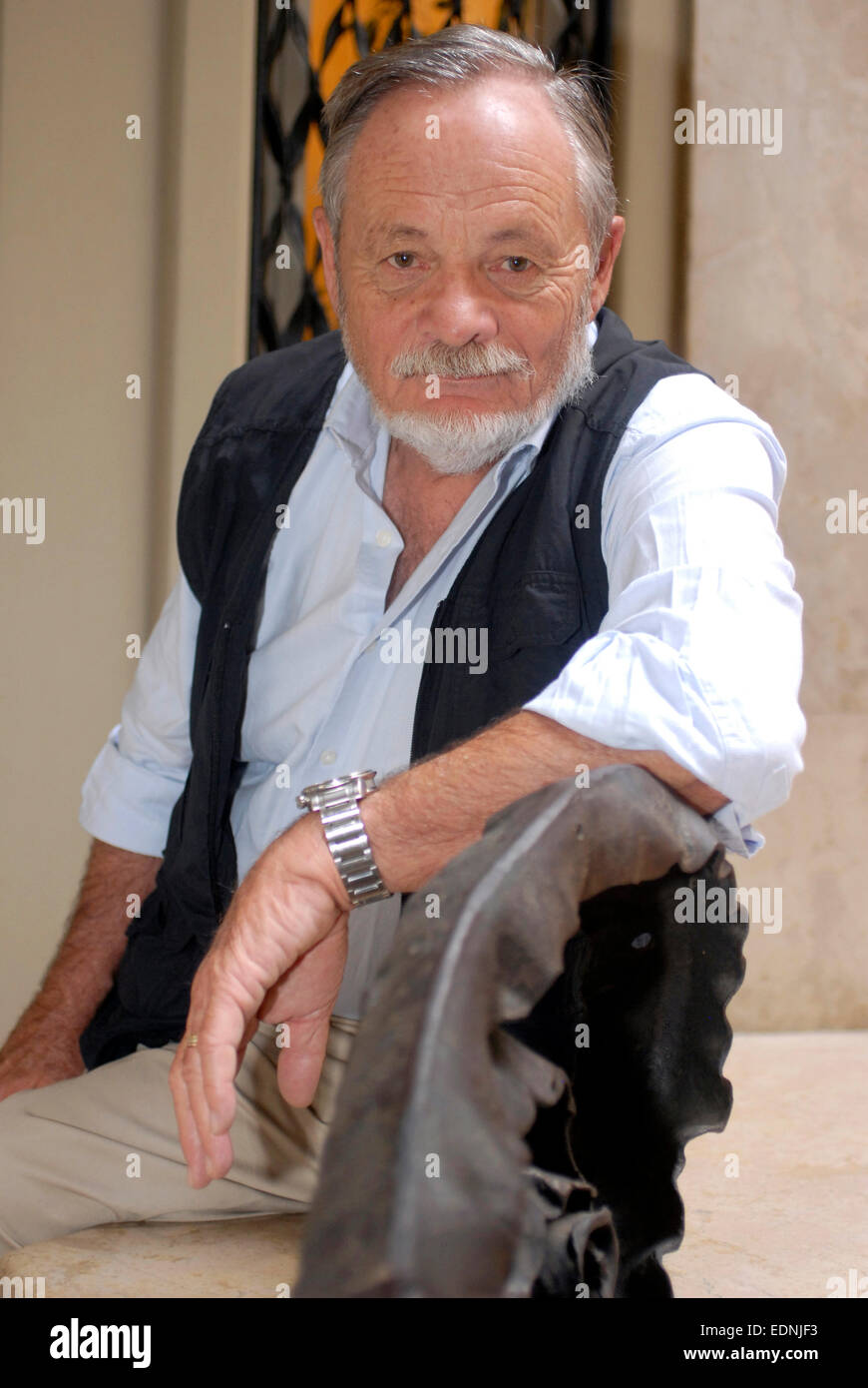 Portrait of Brian Fagan, British Archaeologist and Writer. In Barcelona ...